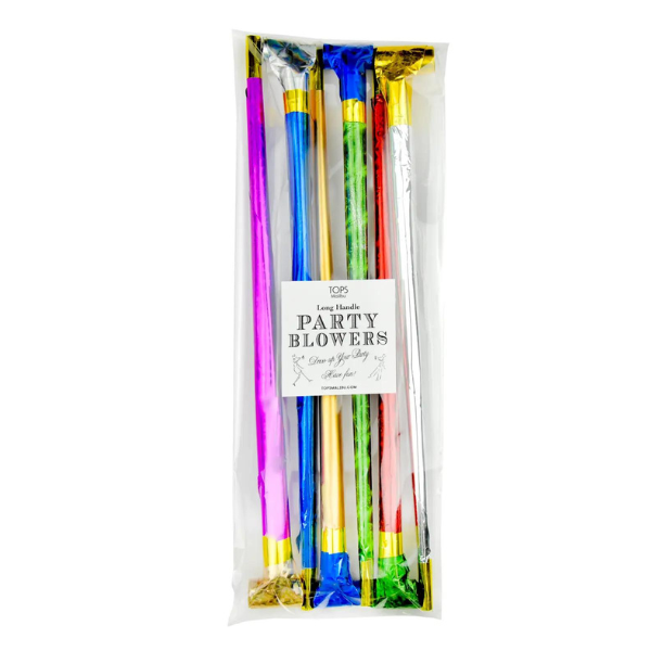 Long Stem 12" Party Blowers in a Bag | The Celebration Enthusiast
