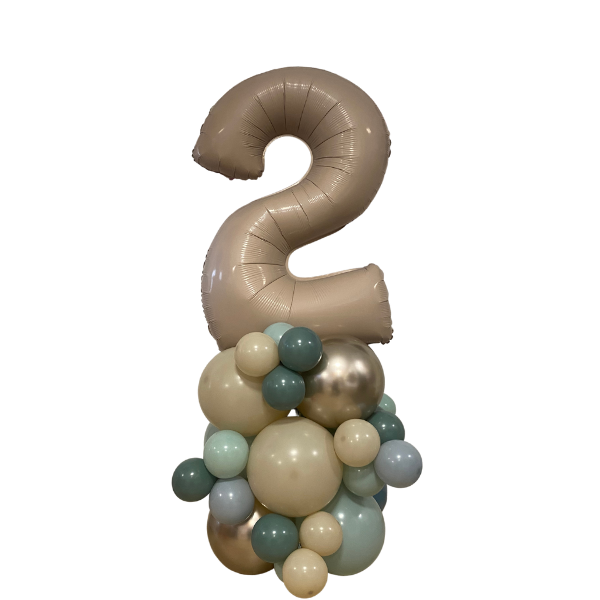 Balloon Number Cluster | The Celebration Enthusiast